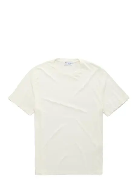 WOLF VS. GOAT (WVG) Sorona Short Sleeve Crew Neck T-shirt - White