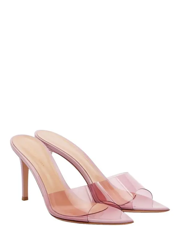 GIANVITO ROSSI Elle 85 Mules - Pink
