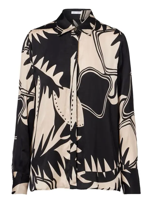 Poupette St Barth Eileen Printed Blouse - Black