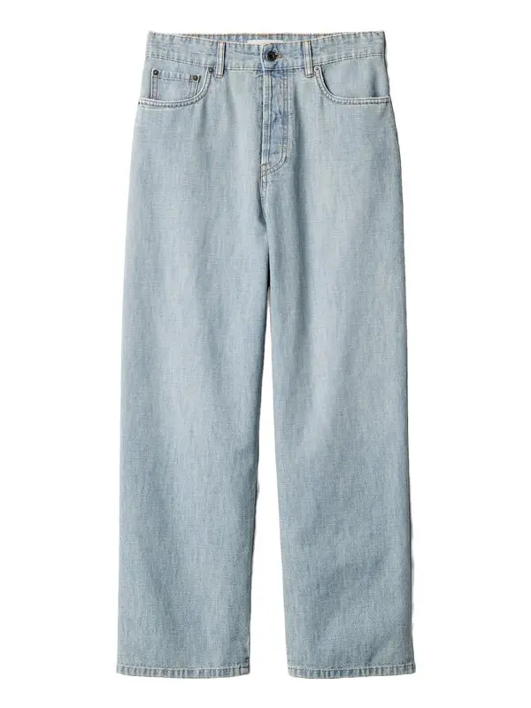 Miu Miu Chambray Jeans - Light Blue