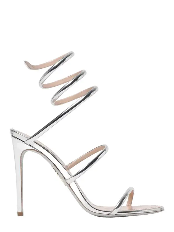Rene Caovilla Heeled Sandal - Silver