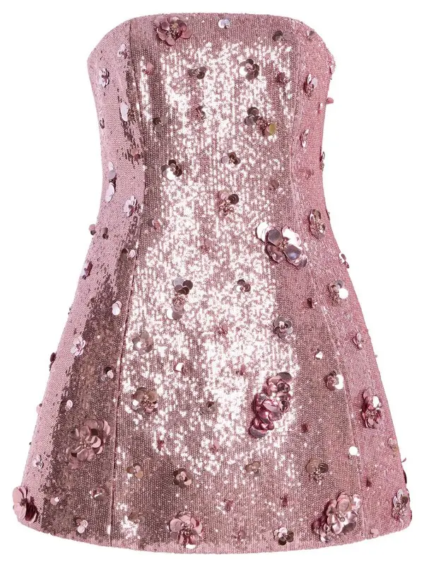 Simkhai Arta Sequined Mini Dress - Pink