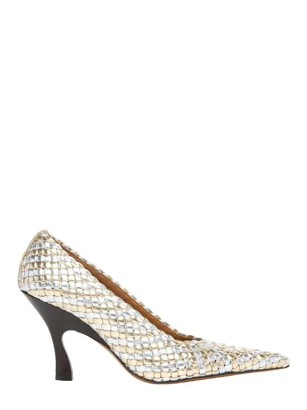 Stella McCartney Elsa 90mm Alter Mat Pumps - Silver