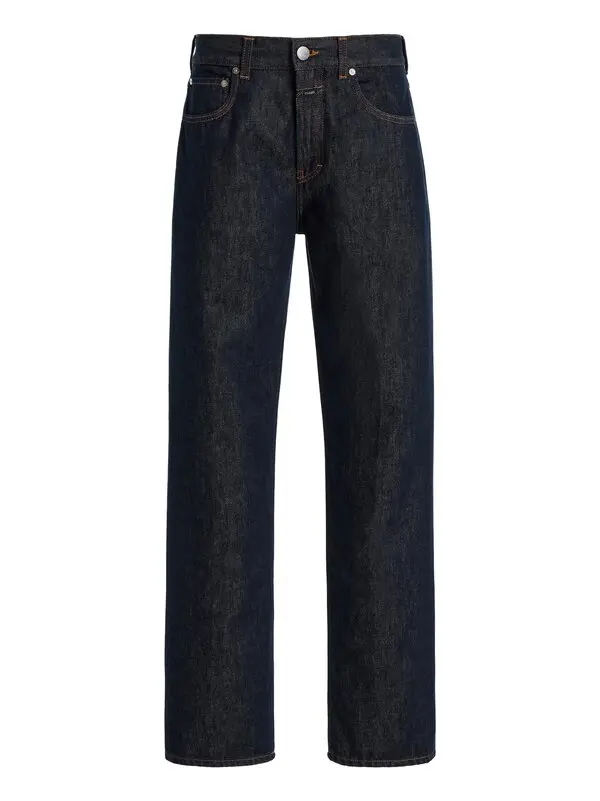 Closed Jonta Rigid Mid-rise Straight-leg Jeans - Dark Wash