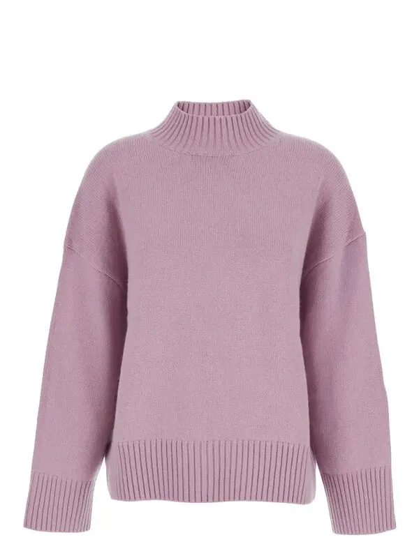 PLAIN Cashmere Turtleneck Sweater - Pink