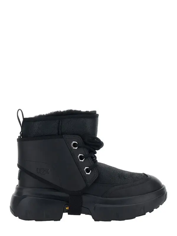 UGG Ankle Boots With Platform Sole - Black