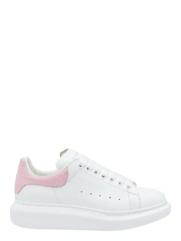 Alexander McQueen Oversized Croc Sneakers - White/pink