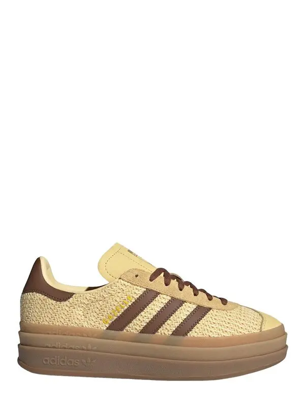 Adidas Gazelle Bold Sneakers - Orange Tint/preloved Brown/gold Metallic