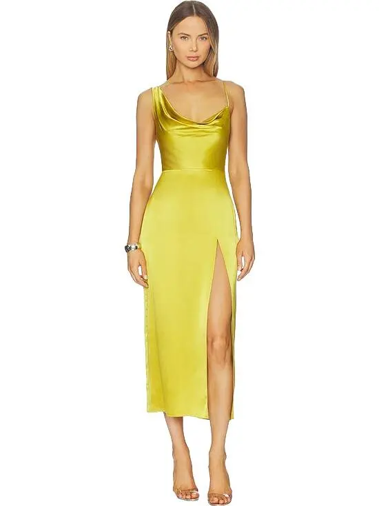 Amanda Uprichard Svetlana Dress - Ochre