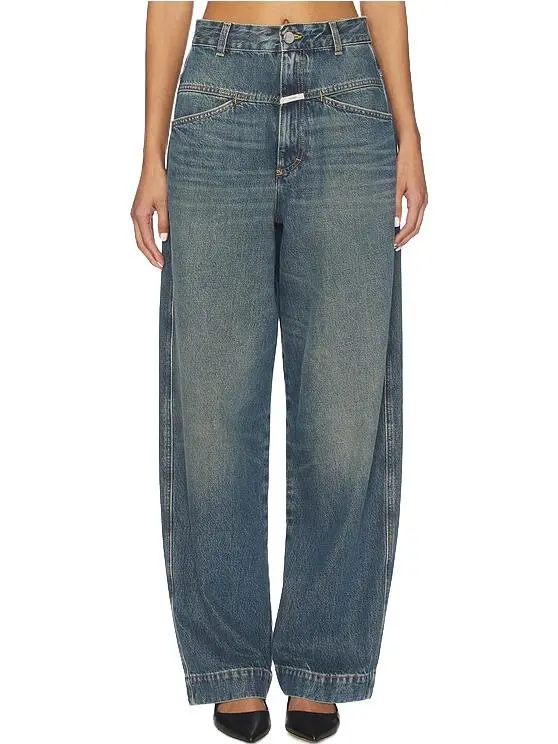 Closed Deni Wide-leg Jeans - Dark Blue