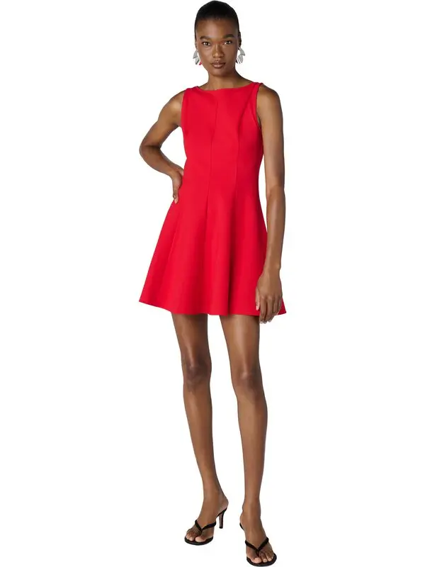 Diane Von Furstenberg Ria A-line Dress - Lipstick