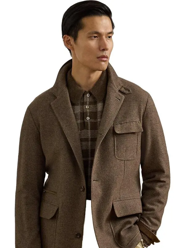 Ralph Lauren Hand-tailored Stables Jacket - Dark Taupe Multi