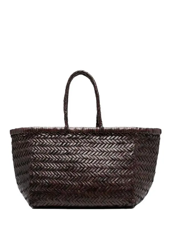 Dragon Diffusion Triple Jump Small Braided Tote - Brown