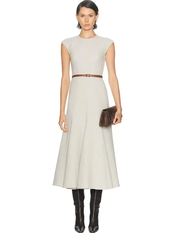 Gabriela Hearst Crowther Dress - Clay
