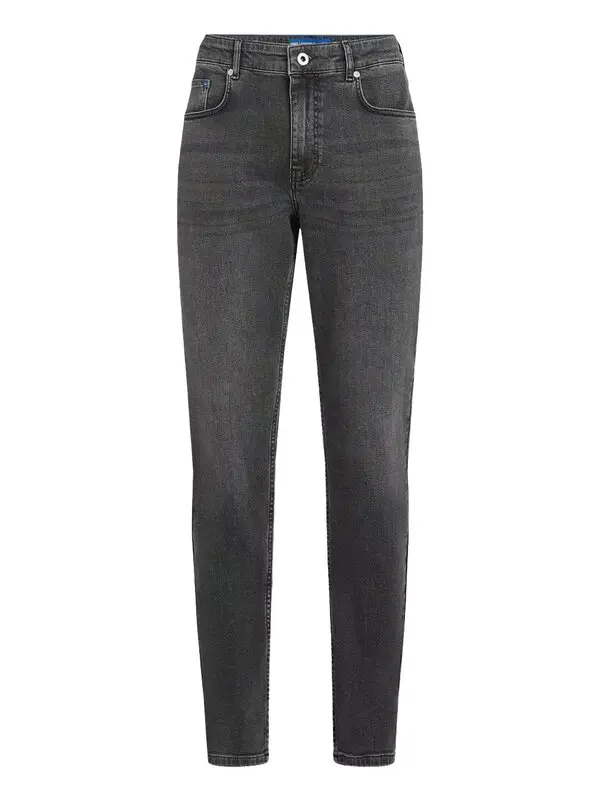 Karl Lagerfeld Stretch-cotton Slim-fit Jeans - Grey