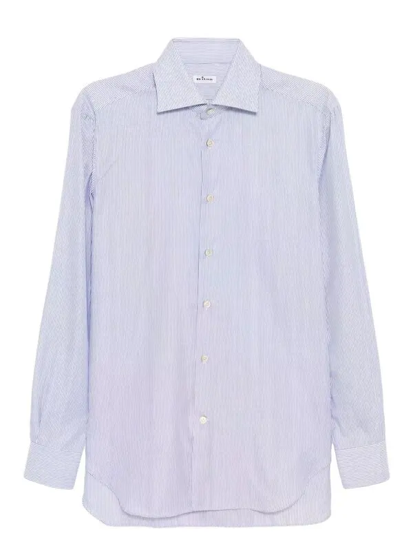 Kiton Stripe-printed Shirt - Blue