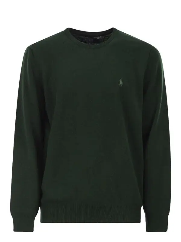 Ralph Lauren Wool Crew Neck Jumper - Green