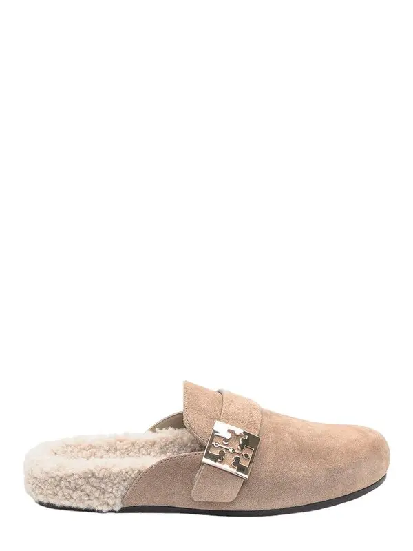 Tory Burch Suede Sabot - Beige