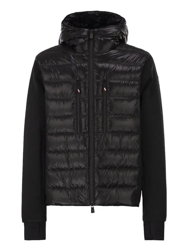 Moncler Padded Zip-up Hoodie - Black