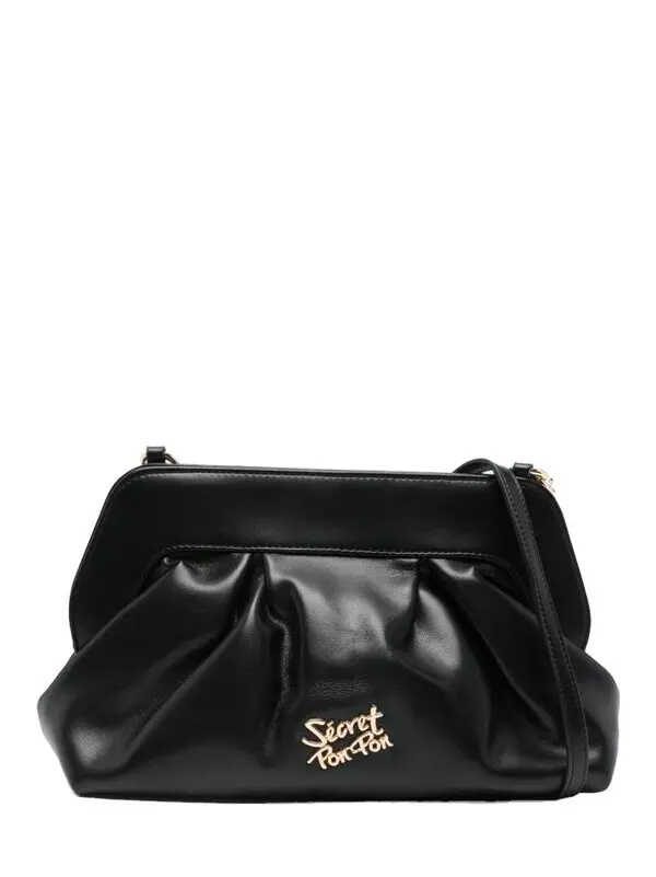 SECRET PON-PON Margaret Clutch - Black