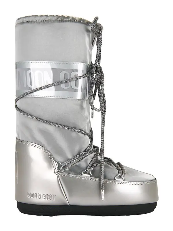 Moon Boot Icon Glance Boots - Silver