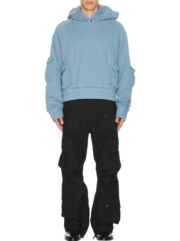 KODY PHILLIPS Cargo Hoodie - Baby Blue