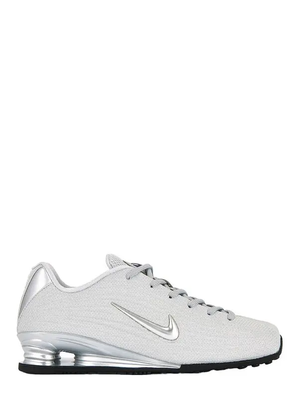 Nike Shox Z Sneakers - Silver, Black, & Metallic Silver