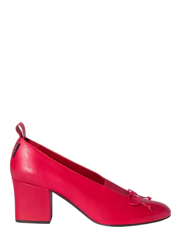 Miu Miu 65mm Block-heel Pumps - Red