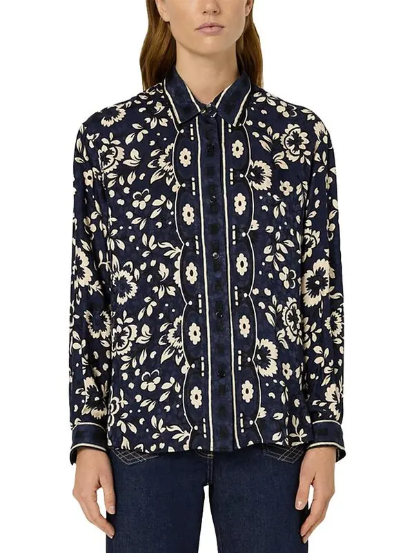 Gerard Darel Anabelle Buttoned Shirt - Indigo