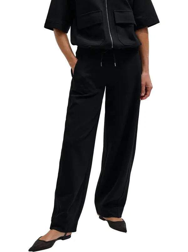 ME+EM Barrel-leg Trousers - Black