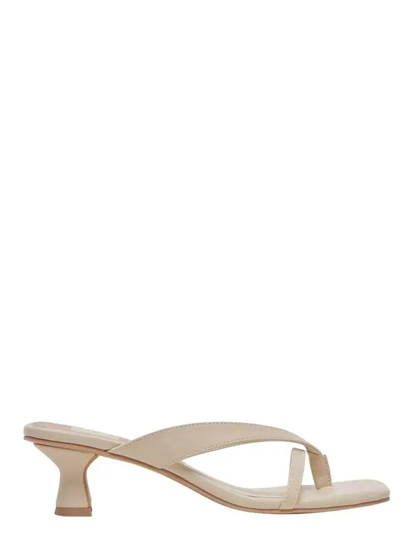 DOLCEVITA Brevel Strappy Low Heel Sandals - Ivory Stella