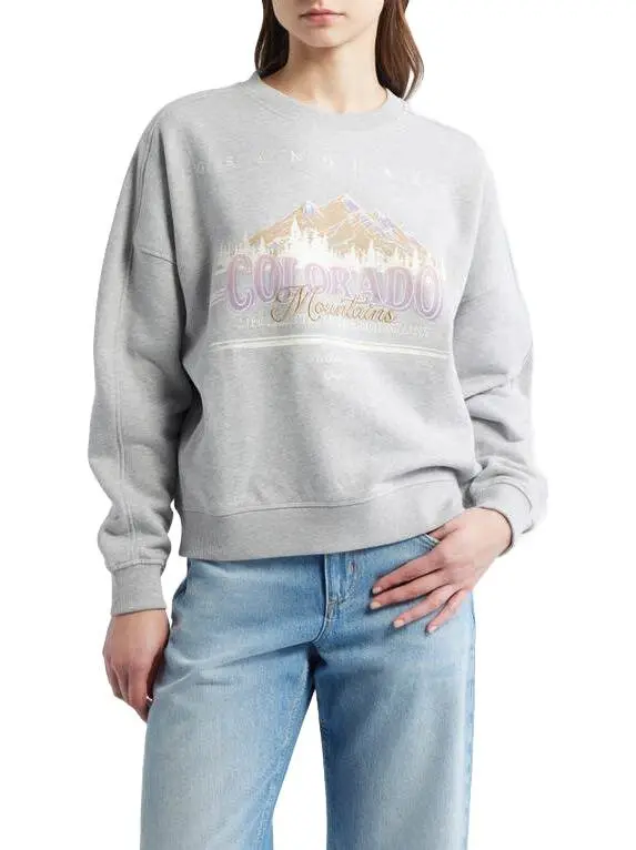 BOSS Cotton Sweatshirt - Light/pastel Grey
