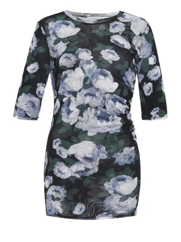 Stella McCartney Bunch Of Roses Mesh Top - Floral