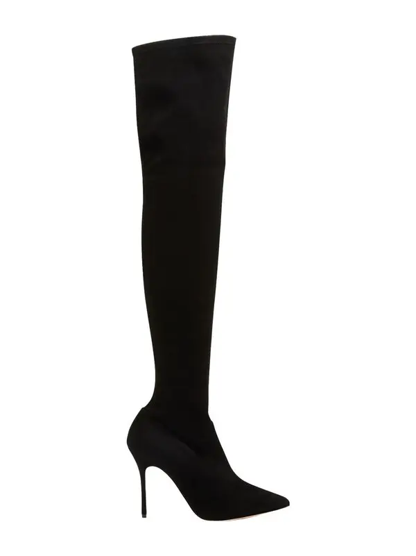 Manolo Blahnik Paschalarehi Over-the-knee Boots - Black