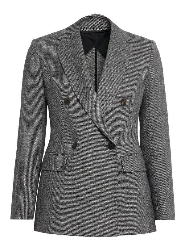 Max Mara Bosh Double-breasted Blazer - Gray