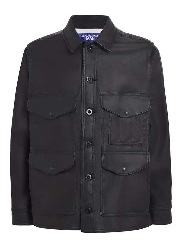 Junya Watanabe X Filson Faux Leather Jacket - Black
