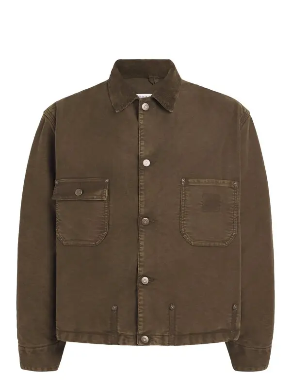 MAISON MARGIELA Cotton Sports Jacket - Brown