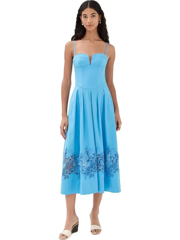 Rebecca Vallance Montreux Midi Dress - Blue