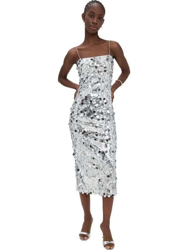 O.P.T Salma Maxi Dress - Silver