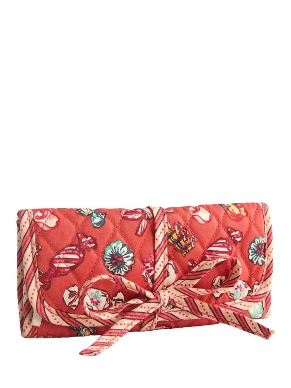 VERA BRADLEY Jewelry Roll - Red