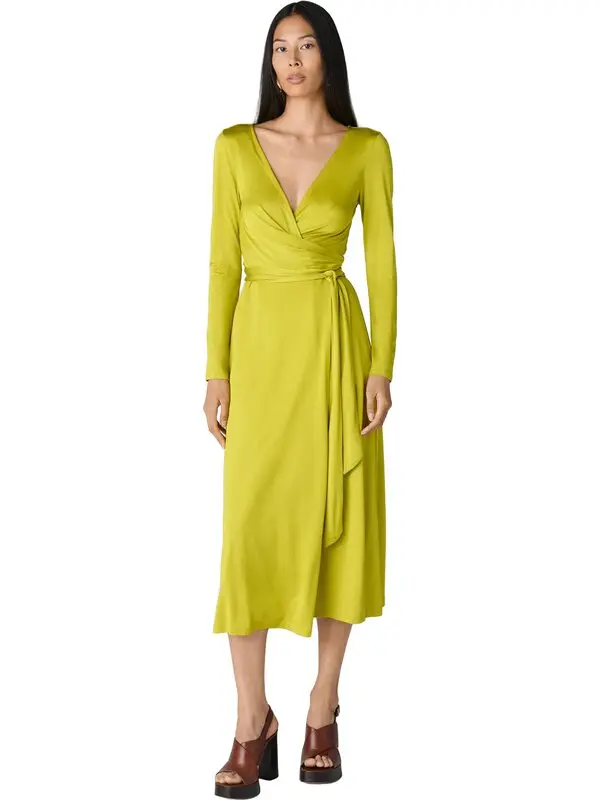 Diane Von Furstenberg Sandra Midi Wrap Dress - Absynth