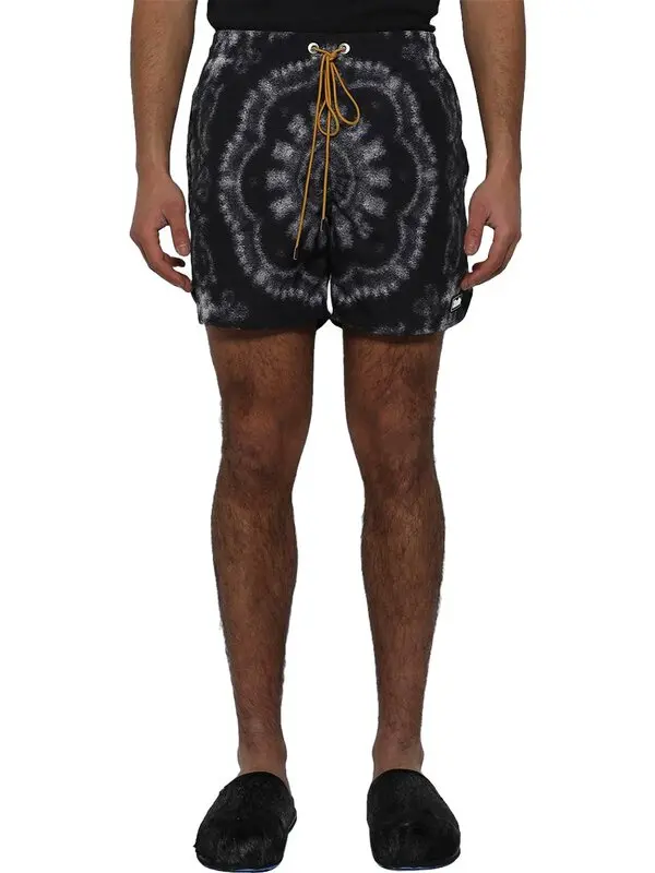 Rhude Motion Bandana Swim Short - Black