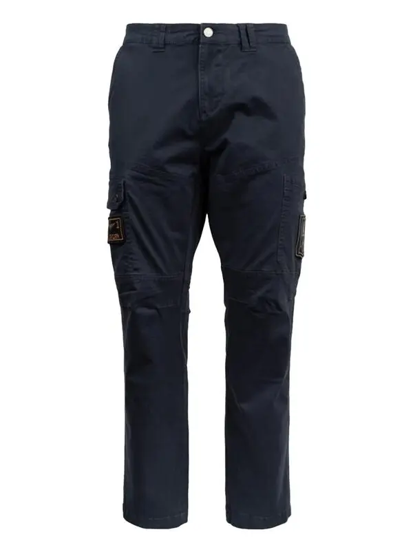 AERONAUTICA MILITARE Frecce Tricolori Cargo Pants With Patches - Blue