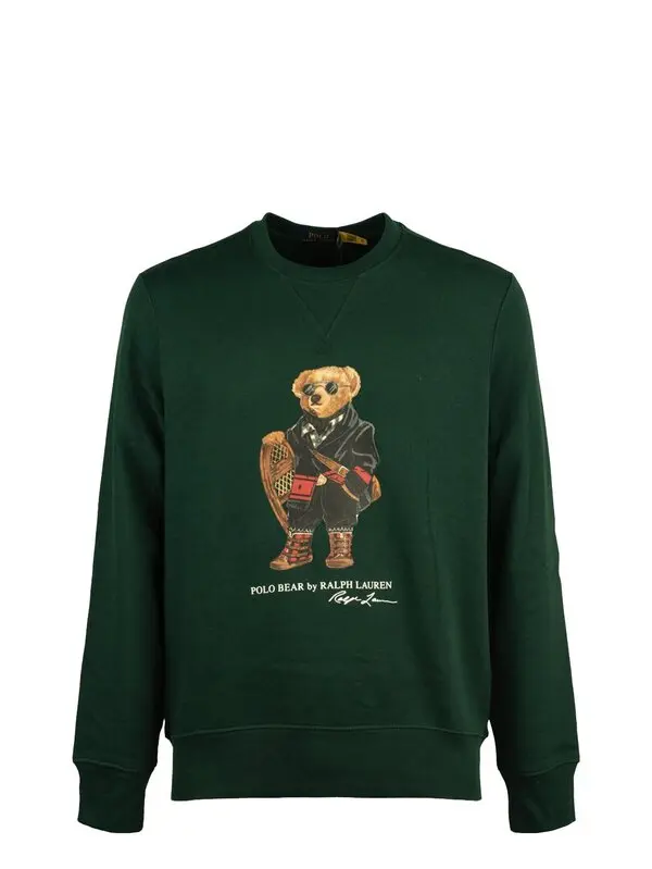 Ralph Lauren Bear Polo Sweatshirt - Green