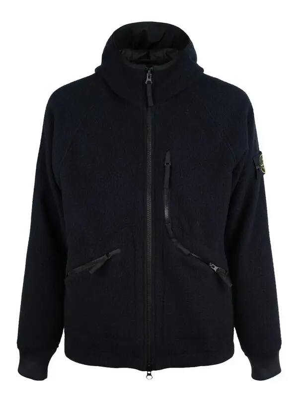 Stone Island Drip-proof Hooded Jacket - Blue