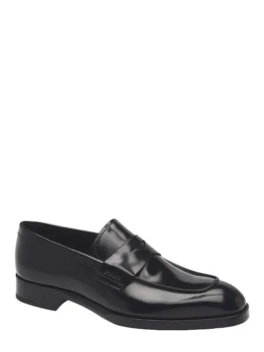 Prada Calfskin Penny Loafer - Nero