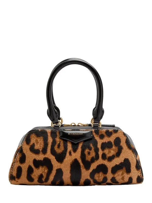 Givenchy Antigona East-west Mini Print Bag - Leopard