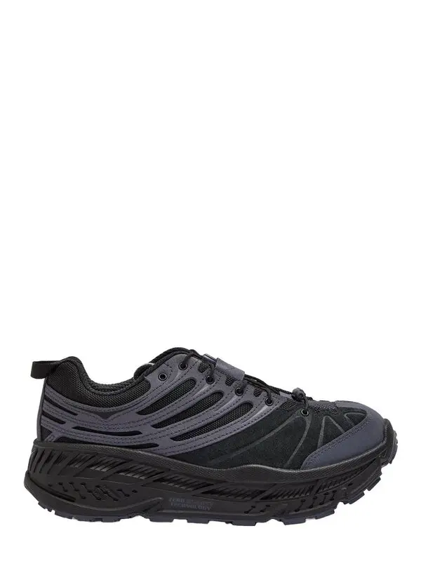 HOKA® Stinson Evo Og Panelled Mesh Sneakers - Black