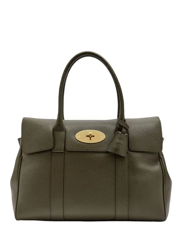 Mulberry Small Grained Leather Bayswater Shoulder Bag - Green