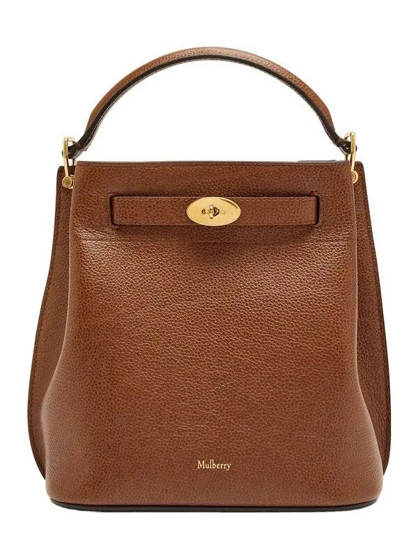 Mulberry Islington Grained Leather Bucket Bag - Tan